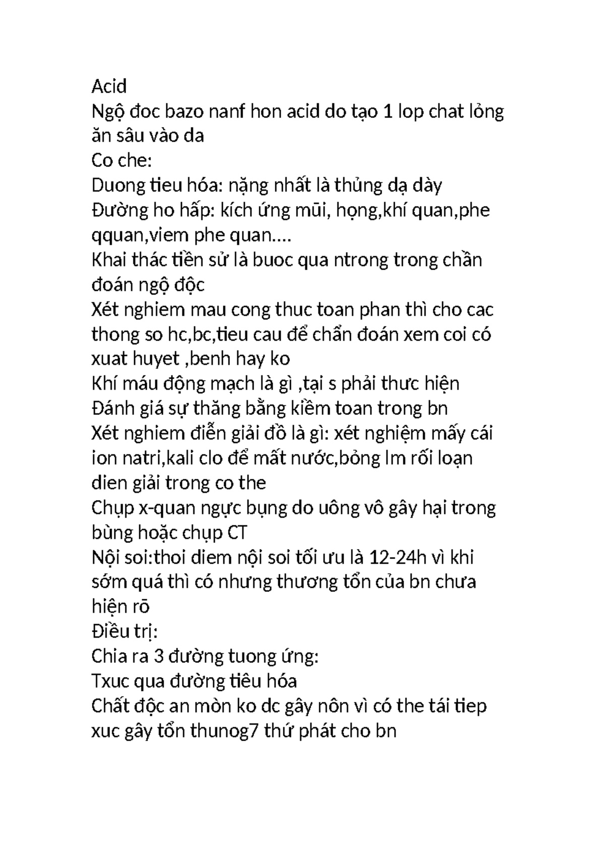 Acid - good - Acid Ngộ đoc bazo nanf hon acid do tạo 1 lop chat lỏng ăn ...