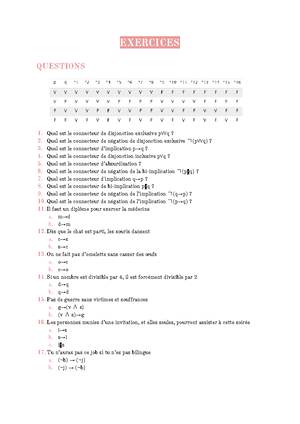 examen logique formelle 2019 - Examen de logique formelle 1)Connecteurs ...