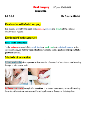 Oral surgery Lec (7) Complications of local anesthesia - “Complications ...