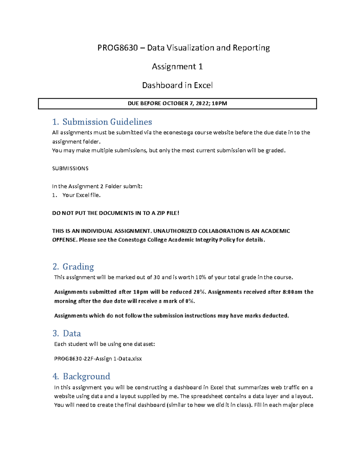 PROG8630-22F-Problem Set 2 Question - PROG8 630 – Data Visualization ...