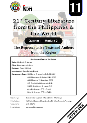 RWS Q3 Module 4 WEEK 4 Types OF Claims - Quarter 3 – Module 4: Development Team of the Module ...