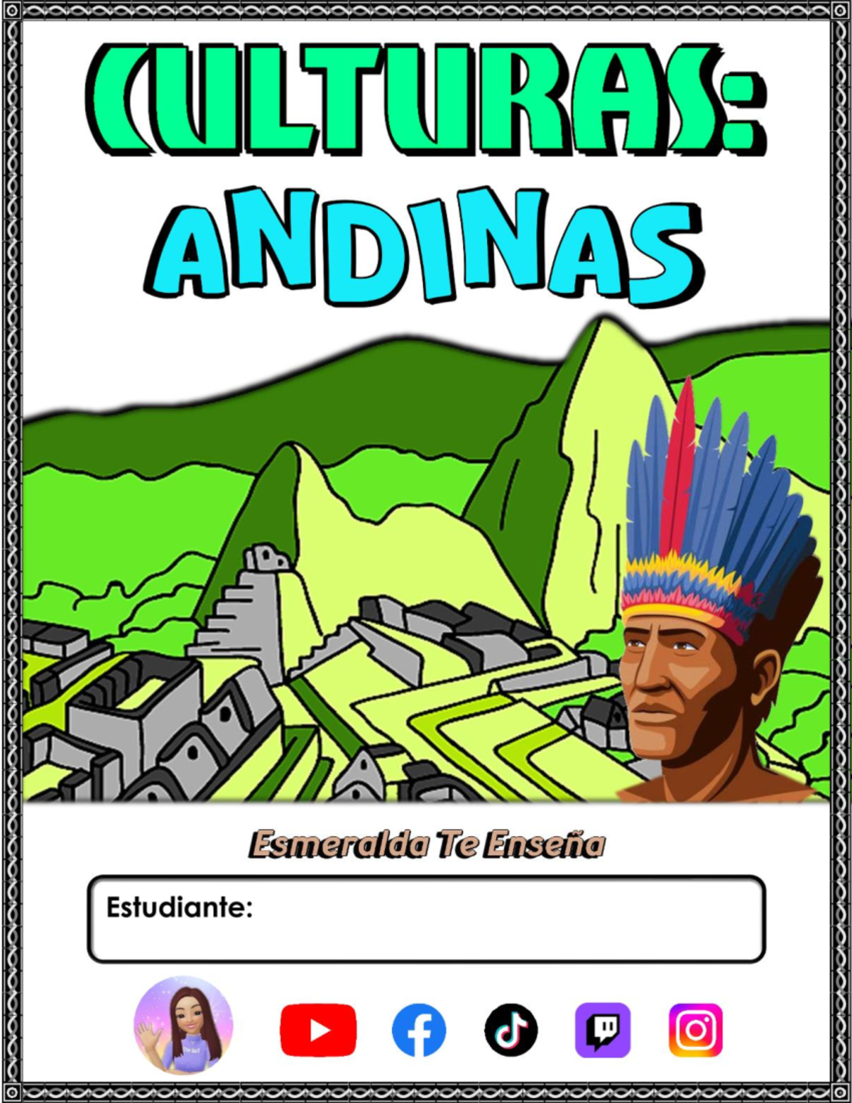 🌎 Culturas Andinas🌎 - 📚 Cuadernillo DE Actividades📚 - Esmeralda Te ...