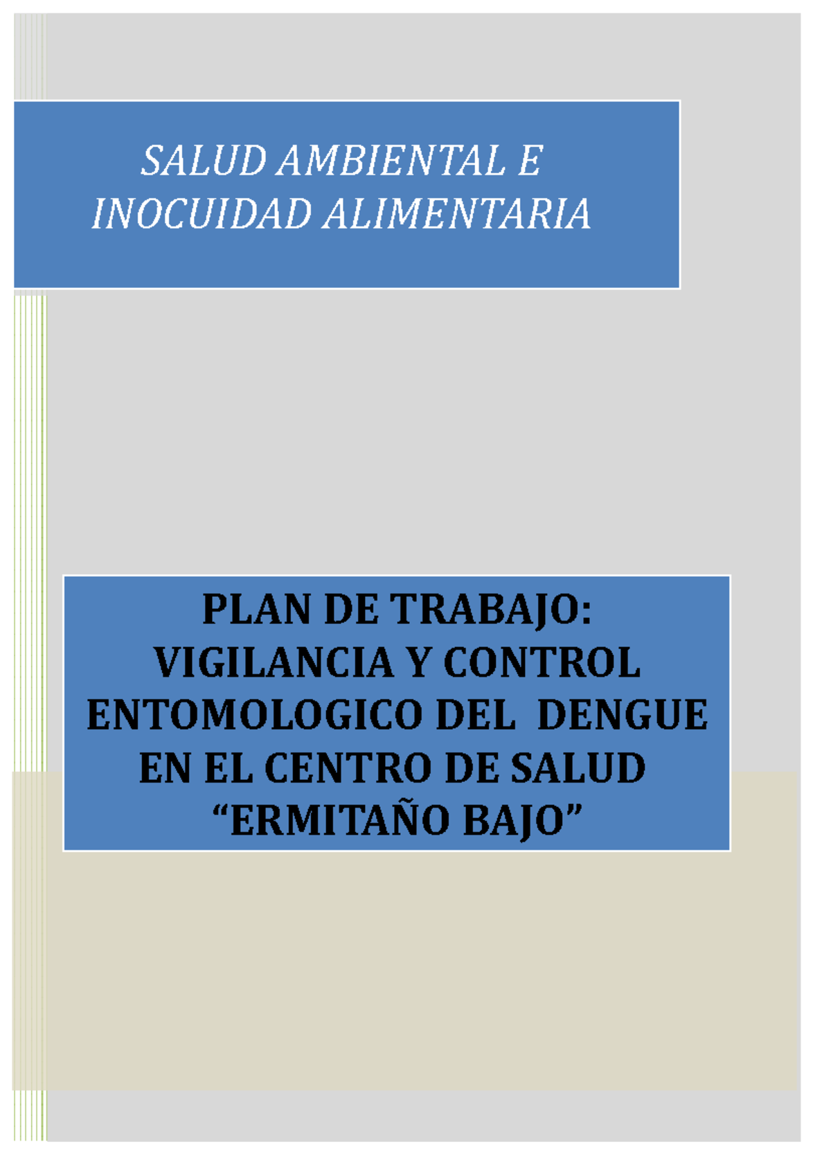 PLAN DE Dengue 2023 editado final - SALUD AMBIENTAL E INOCUIDAD ...