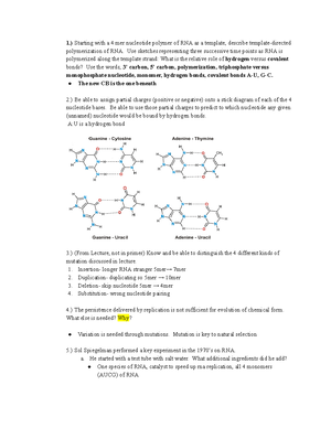 Bio lab final study guide - In general, the exam will cover all ...
