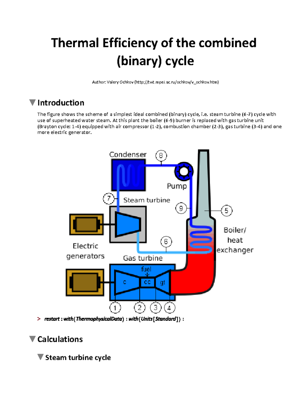 14-1-gsu - ytuytuy - > > Thermal Efficiency of the combined (binary ...