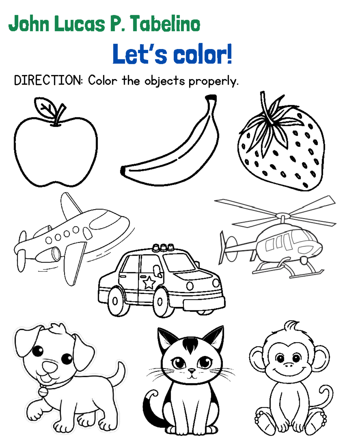 Lucas Worksheet 2 - Laboratory math, Instrumentation & QA - Let’s color ...