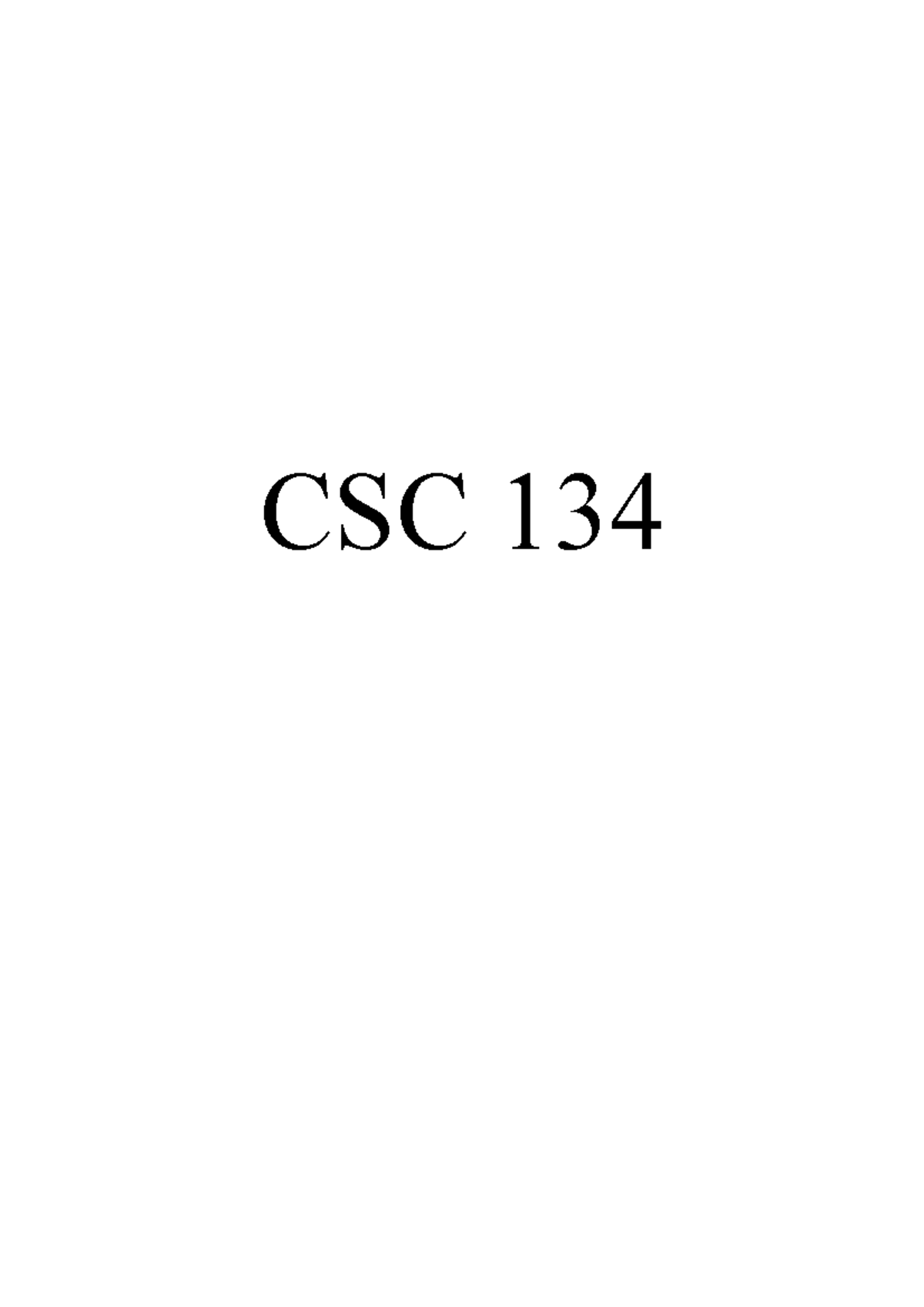 CSC 134 Computer and Virus - CSC 134 1. Define the following terms a) Virus: Virus is a program ...