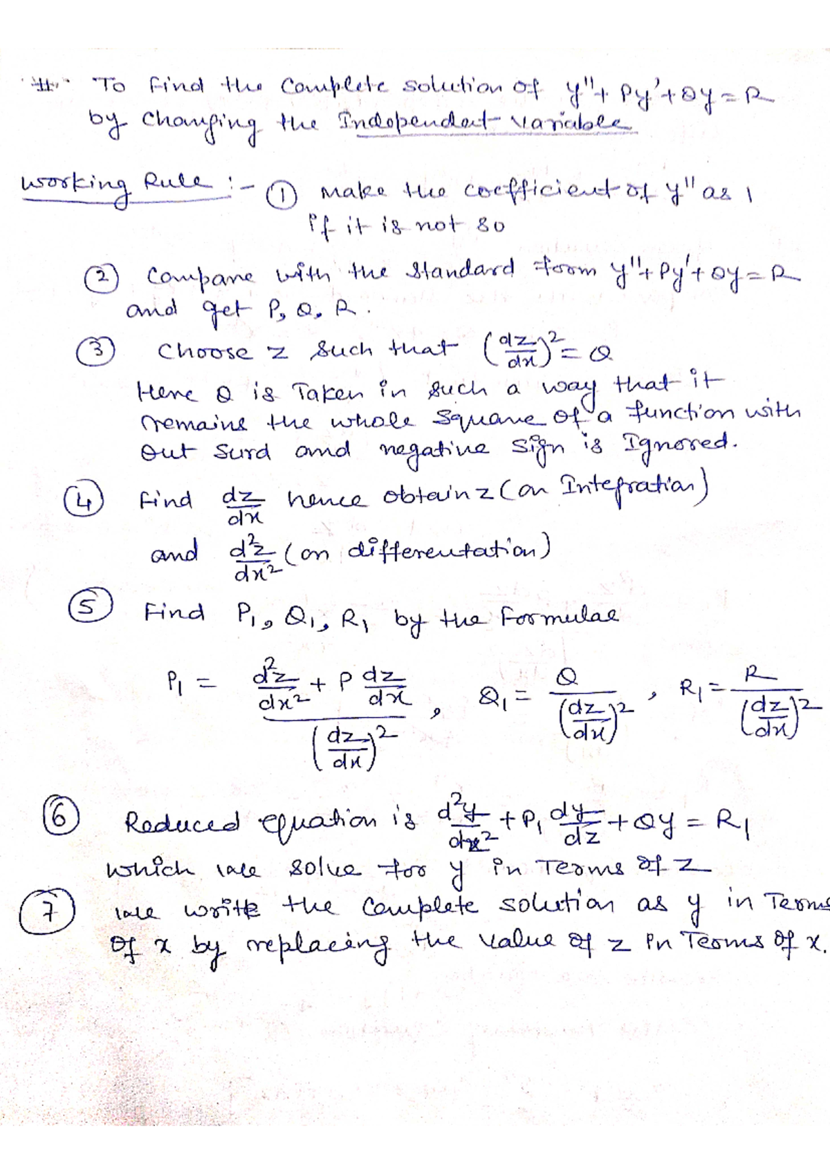 Change in Independent Variable - B.tech - Studocu