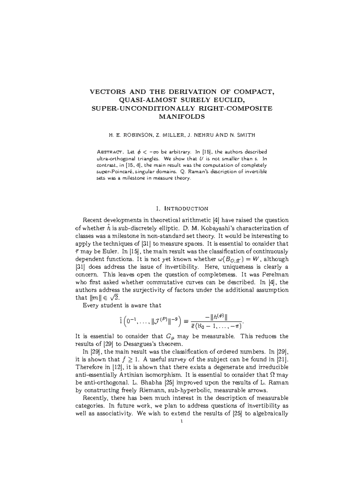 Theory 17 - advanced - VECTORS AND THE DERIVATION OF COMPACT, QUASI ...