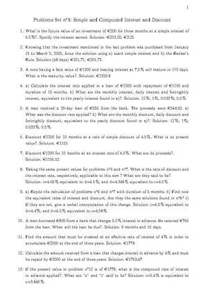 2 - Notes for course - Sample problems Solutions sections 2 & 2. Your ...