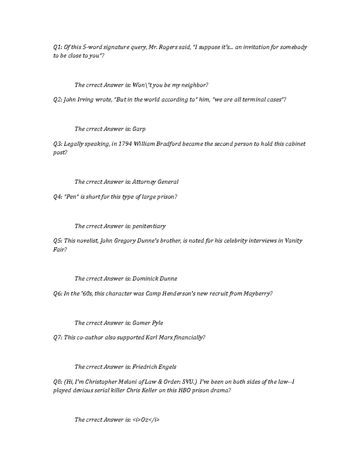1 Lec Notes for TORY - awdawd - Q1: Of this 5-word signature query, Mr ...