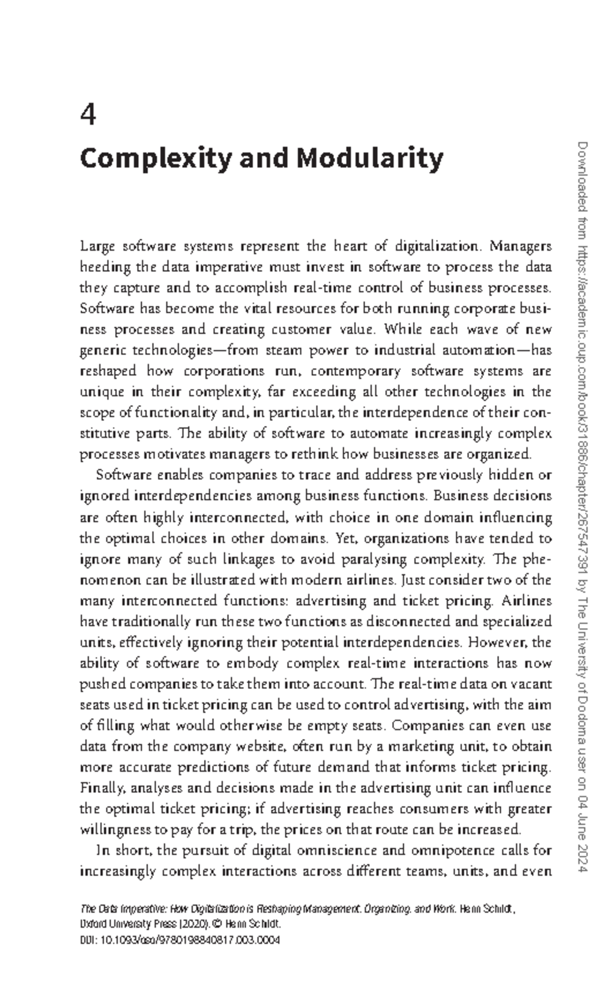 Oso 9780198840817 chapter 4 - 4 Complexity and Modularity Large ...