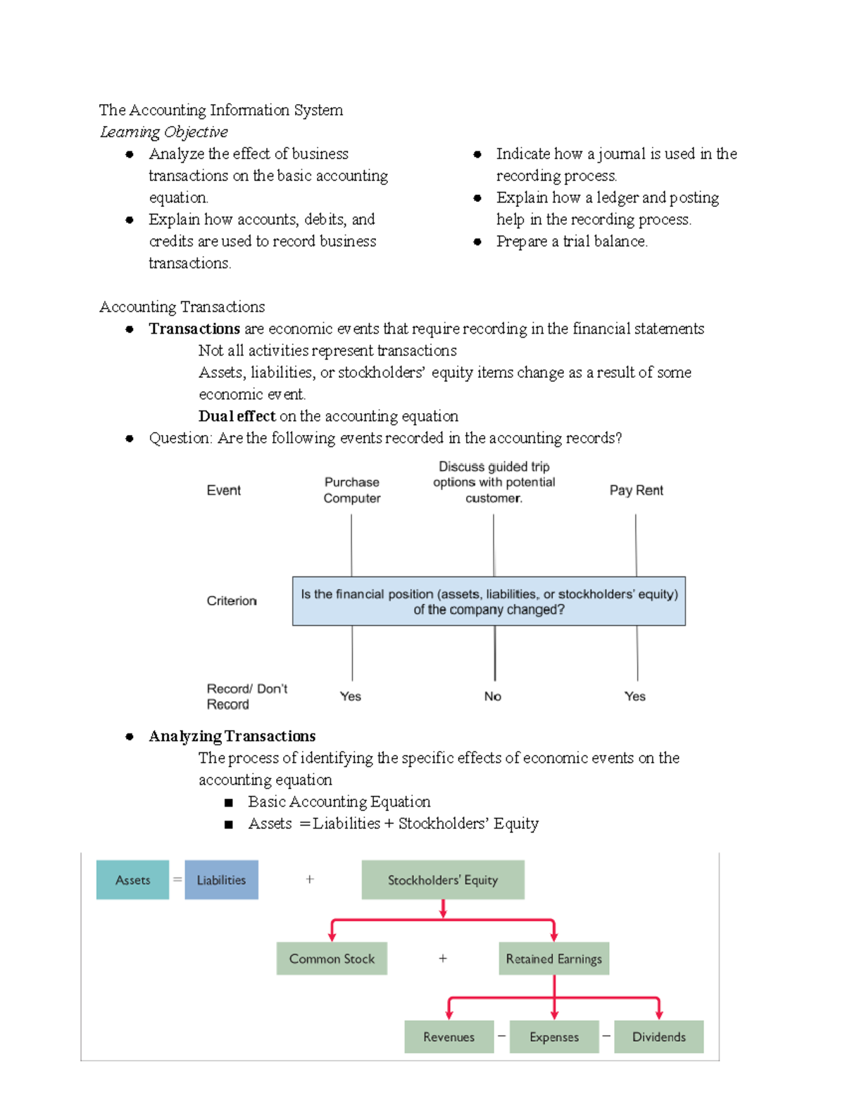 Chapter 3 financial acct - The Accounting Information System Learning ...