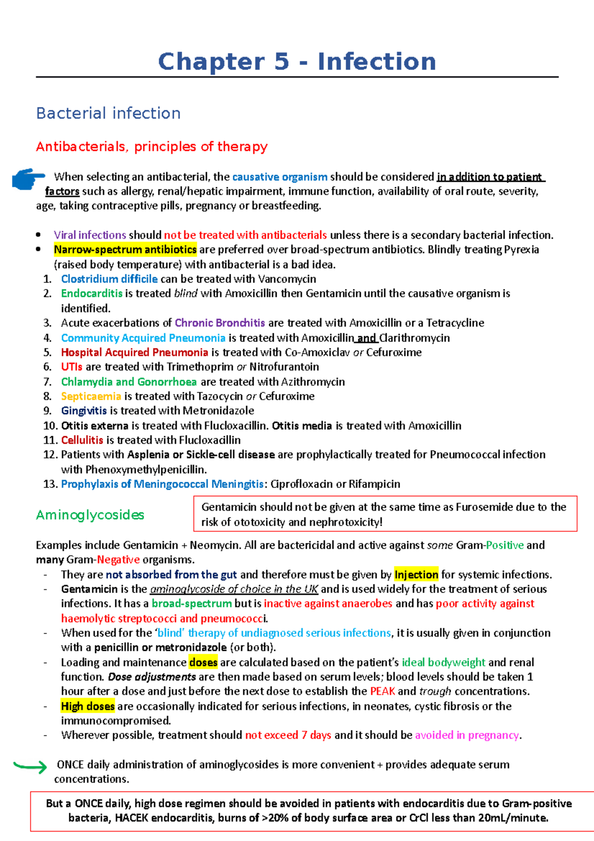 Chapter 5 - Infections - Chapter 5 - Infection Bacterial infection ...