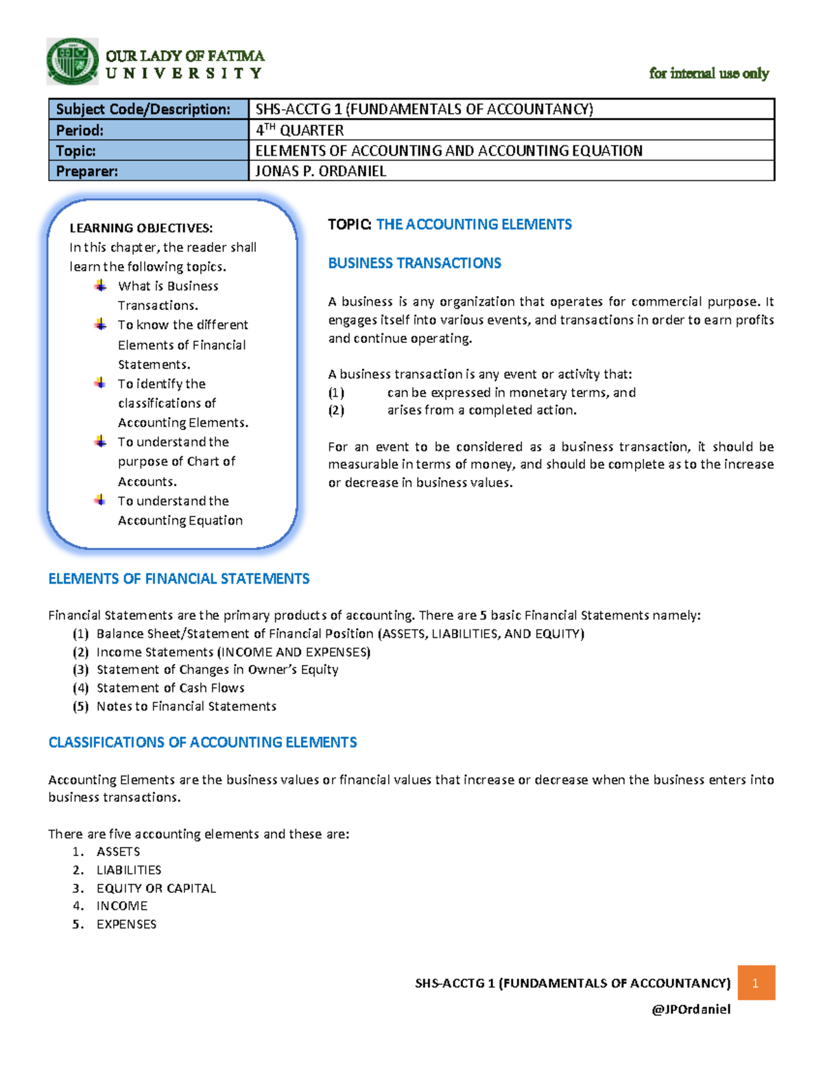 Module Accounting Elements Finals Warning Tt Undefined Function 22 Warning Tt Undefined