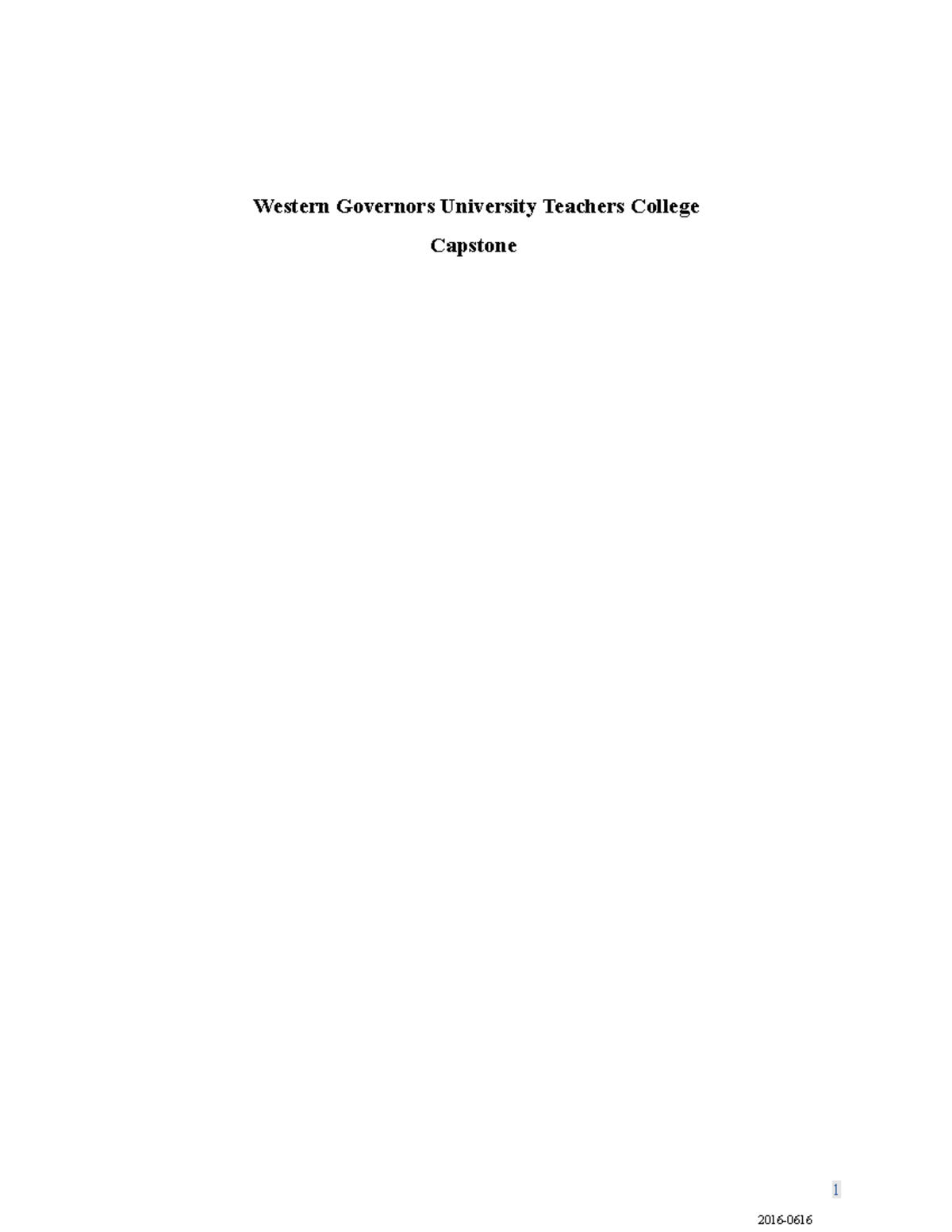 Capstone Template for Tasks 3 and 4 - Western Governors University ...