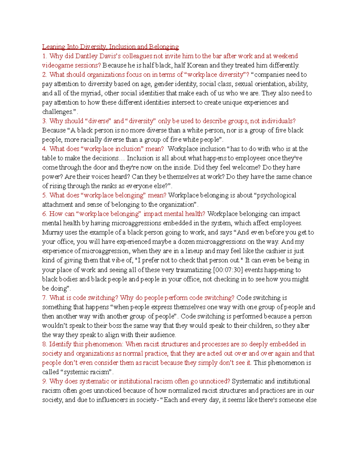 Wrdwdq 2 - Leaning Into Diversity, Inclusion and Belonging Why did ...