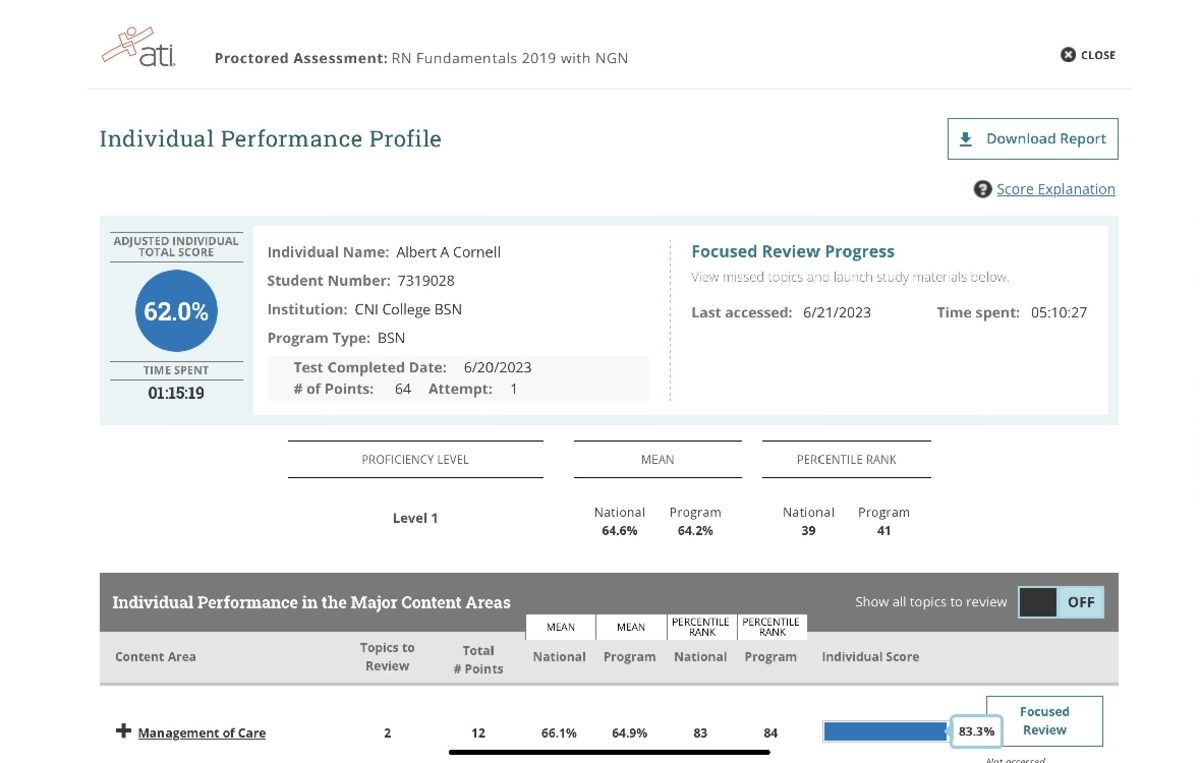 ATI 2019 Proctored exam - Studocu