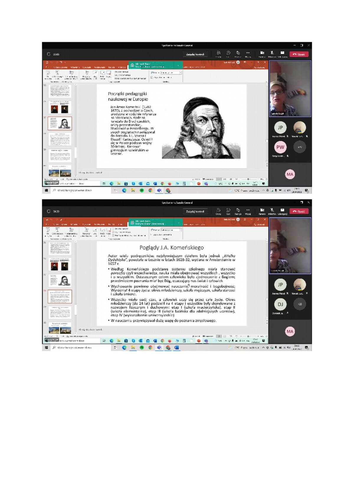 Historia myśli pedagogicznej wykład 3-4 24.04.22r - History of ...