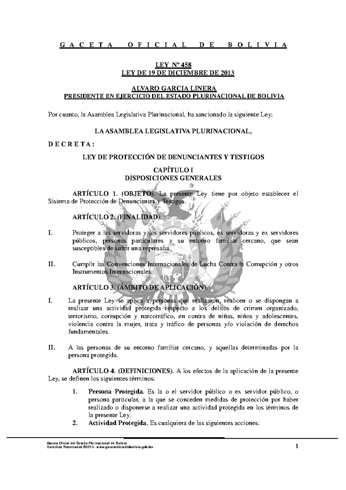 LEY 458 - frgh ty thytju7y ftytyht - Gaceta Oficial del Estado ...