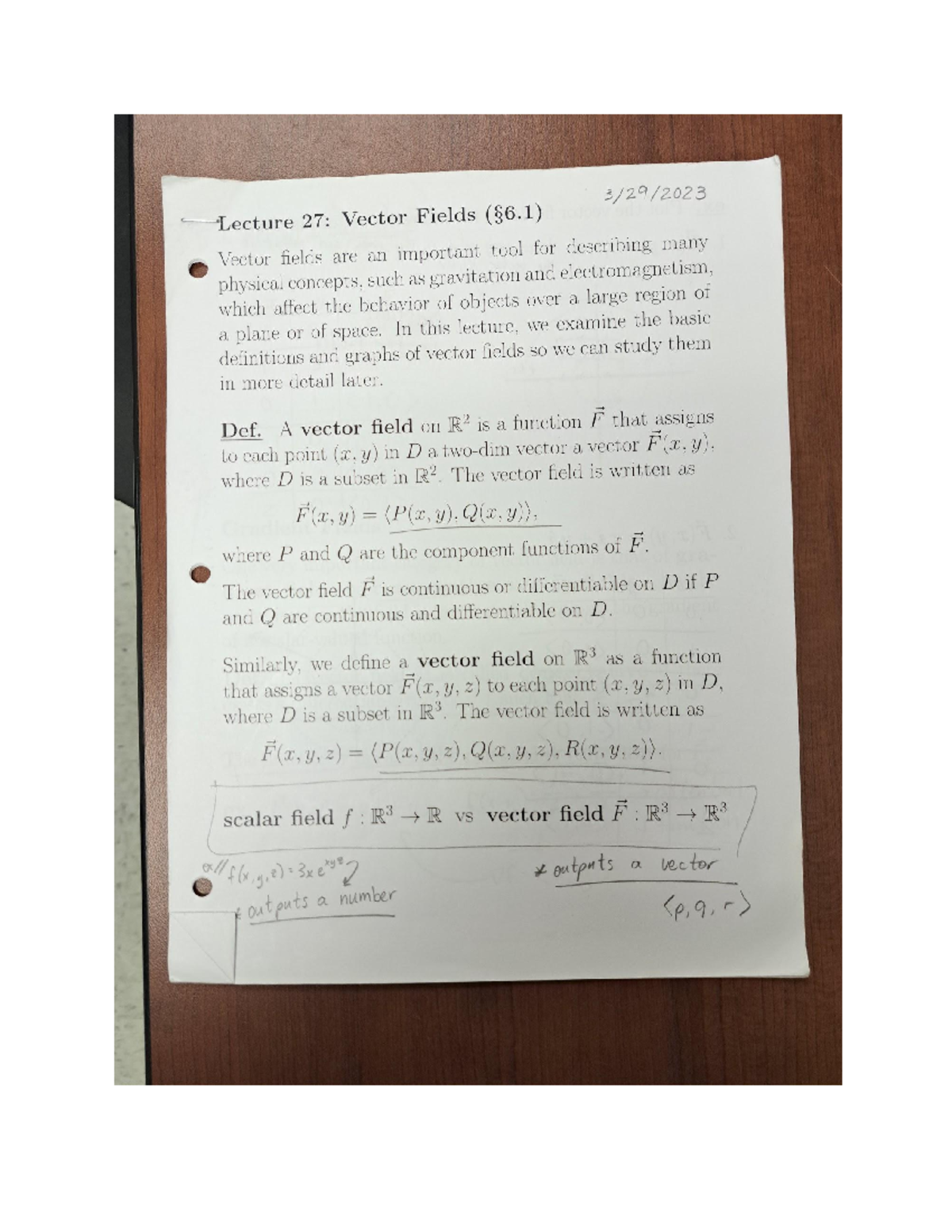 Lecture 27 Notes MAC 2313 - MAC 2313 - Studocu