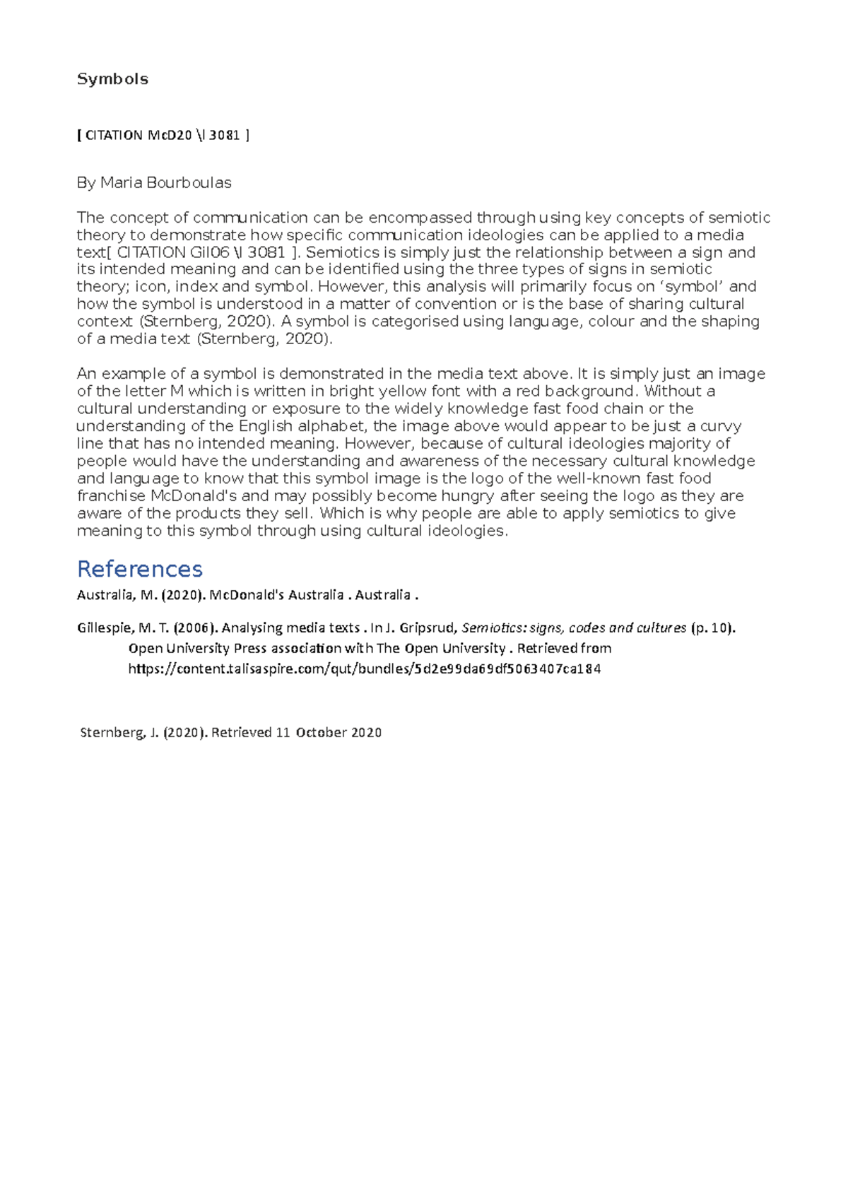 Wiki - Weekly submissons (Symbols) Grade 7 - CYB103 - QUT - Studocu