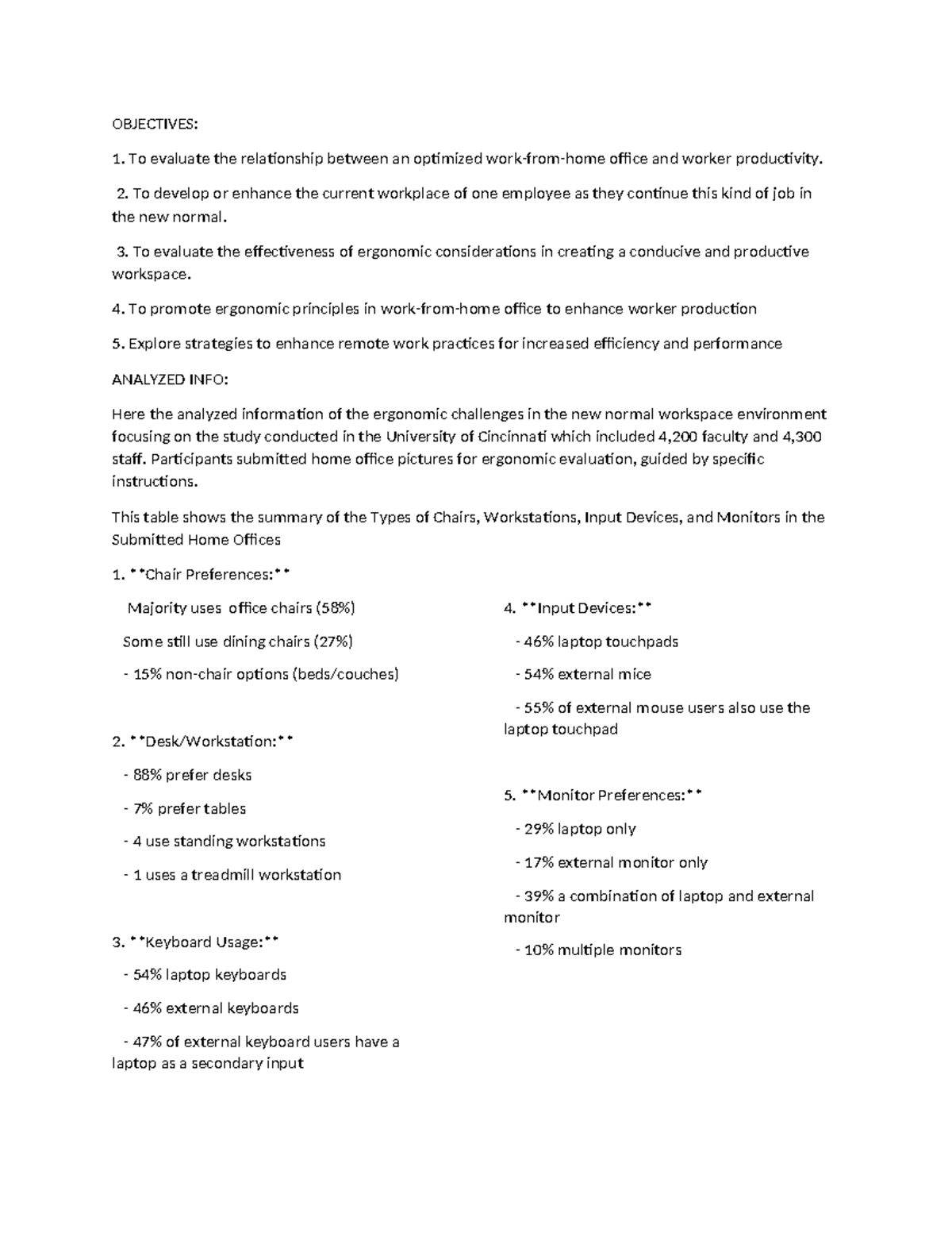 Objectives - OBJECTIVES: To evaluate the relationship between an ...