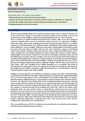 WEEK-5 - Module - Institute of Computing and Engineering Lecture Notes ...