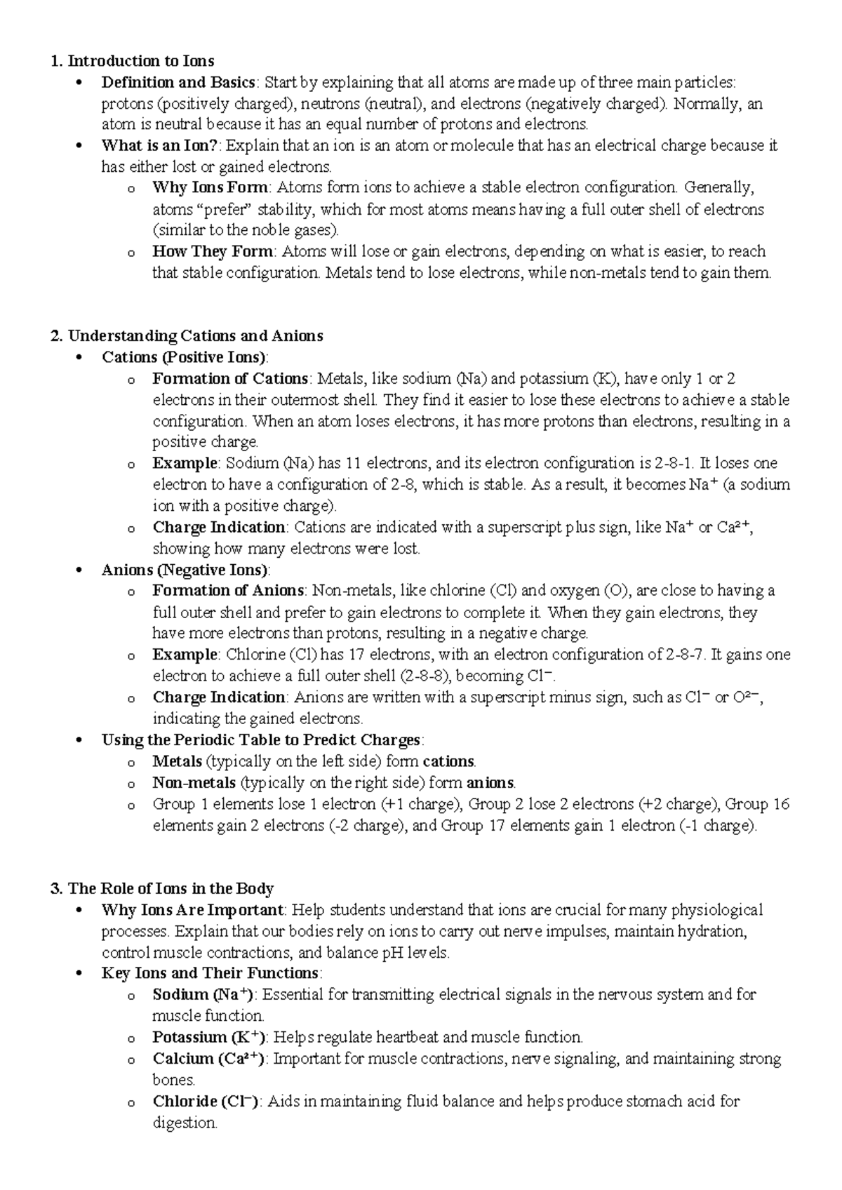 How ions are formed - ions - Introduction to Ions Definition and Basics ...