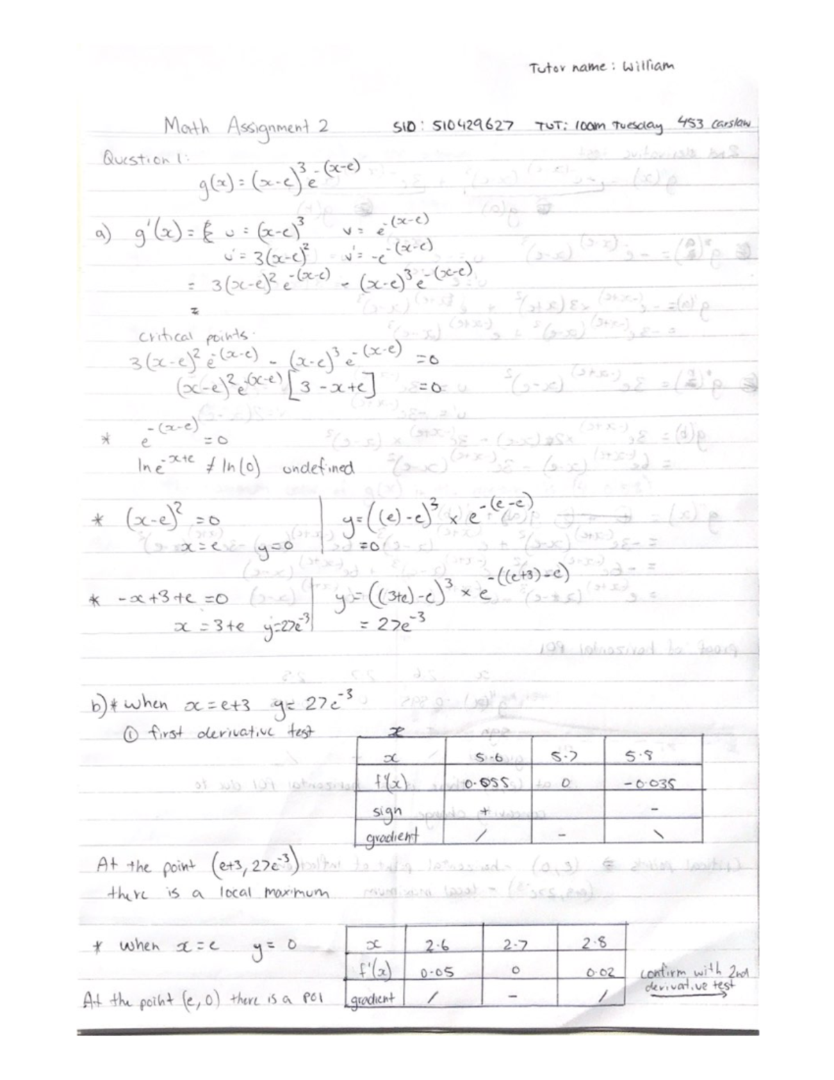 Math assignment two - MATH1011 - USyd - Studocu