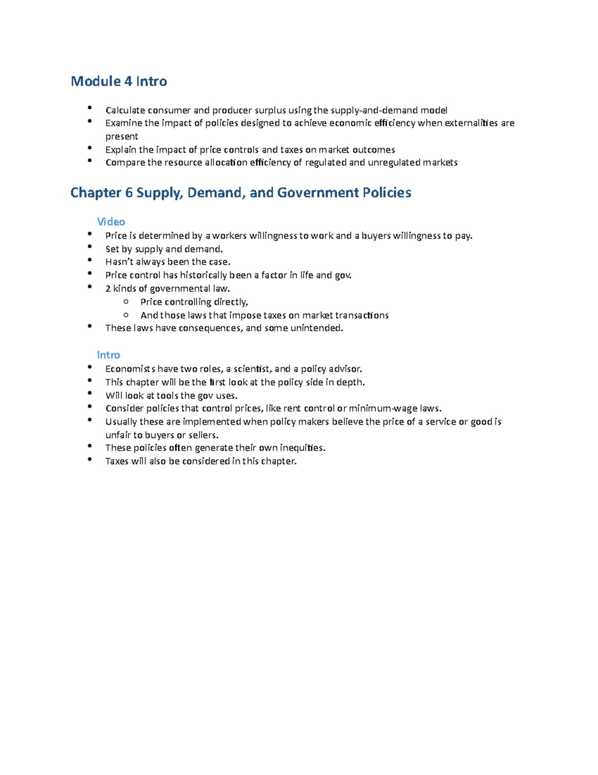 Ch. 6 Intro - Microeconomics Notes - Module 4 Intro Calculate consumer ...