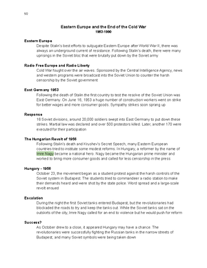 World War I (lecture notes) - World War I 1914- The War to End All Wars ...