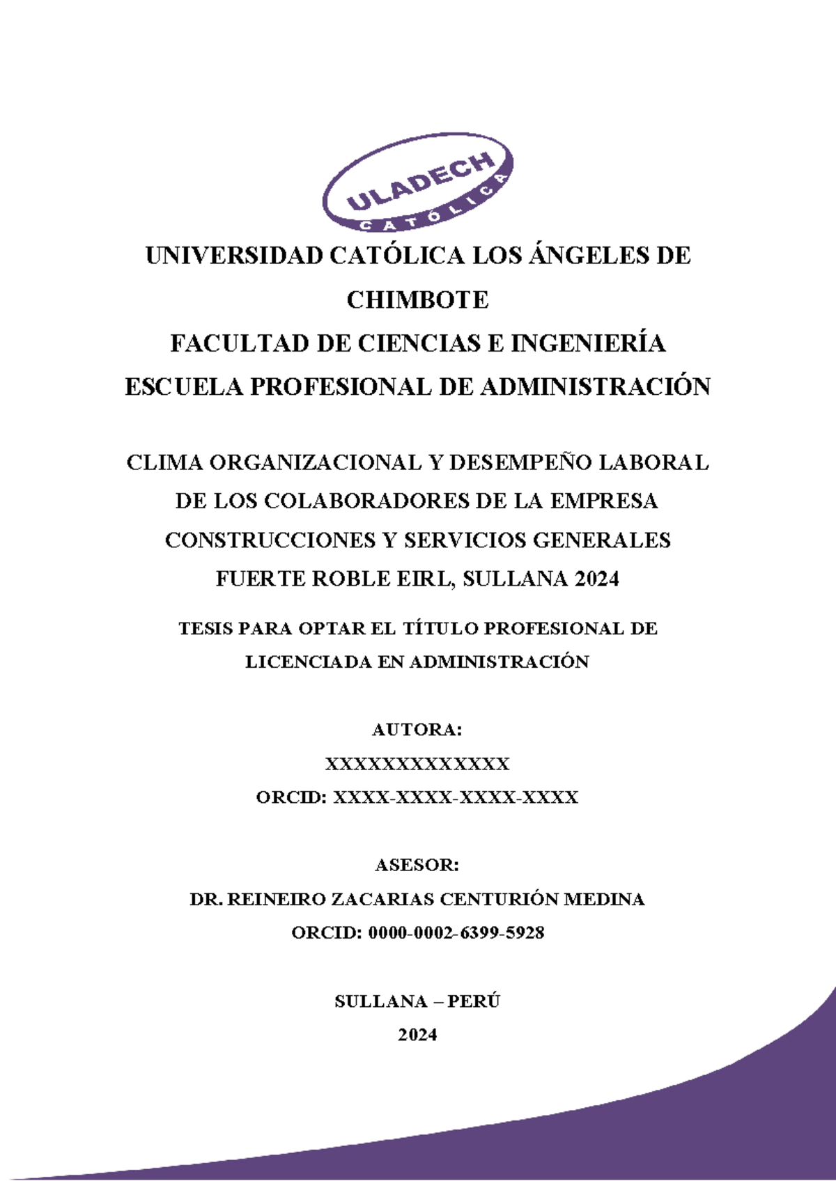 Carátula informe - Modelo de actual carátula. - UNIVERSIDAD CATÓLICA ...