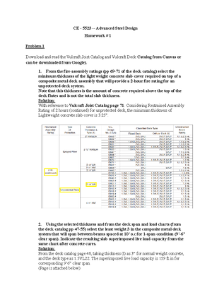 Shear Tab Connection - Adv. Steel Structure - Given, From figure, a = 3 ...