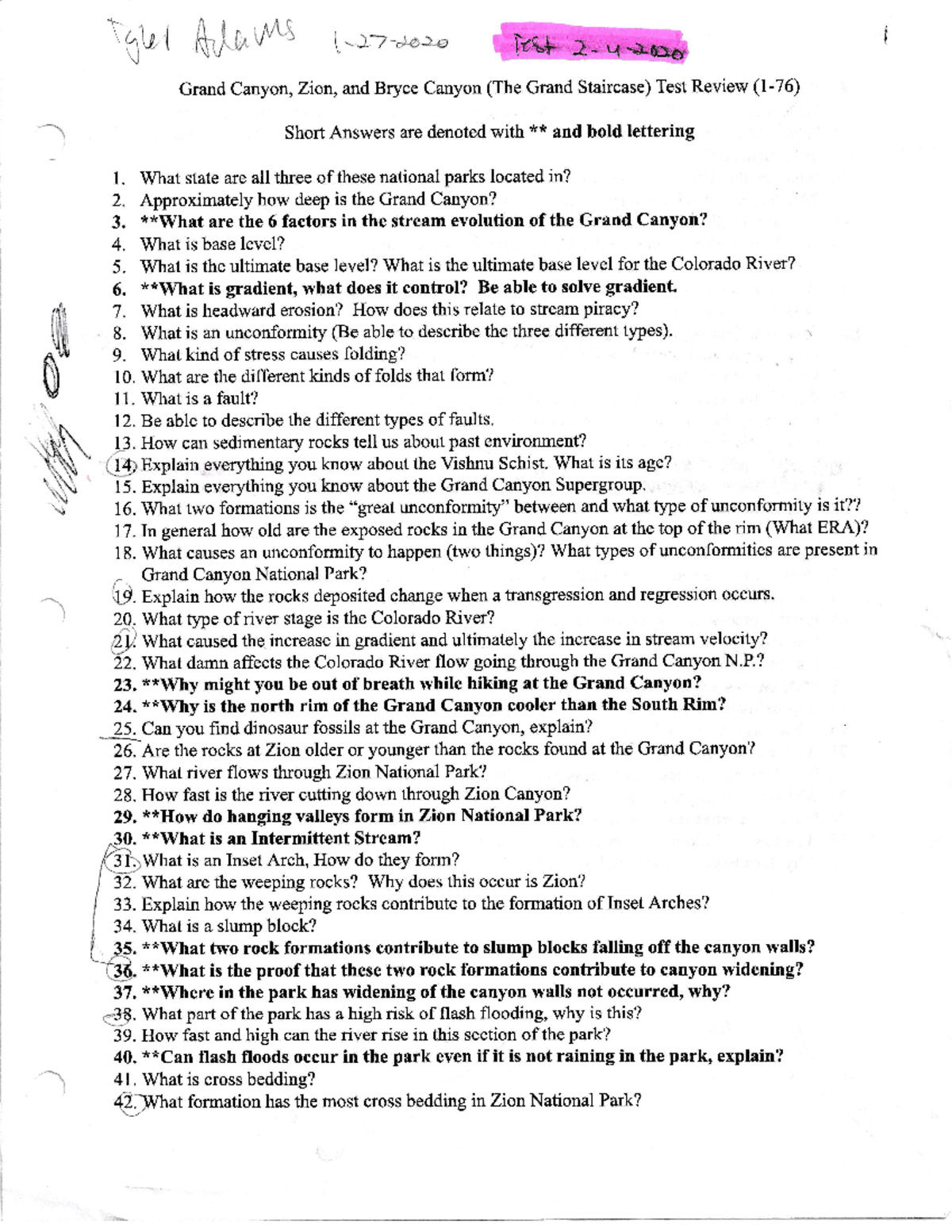 The Grand Staircase Test Review - N \ 1,, I l', ,i i,'i \ ' j*z 'c ...