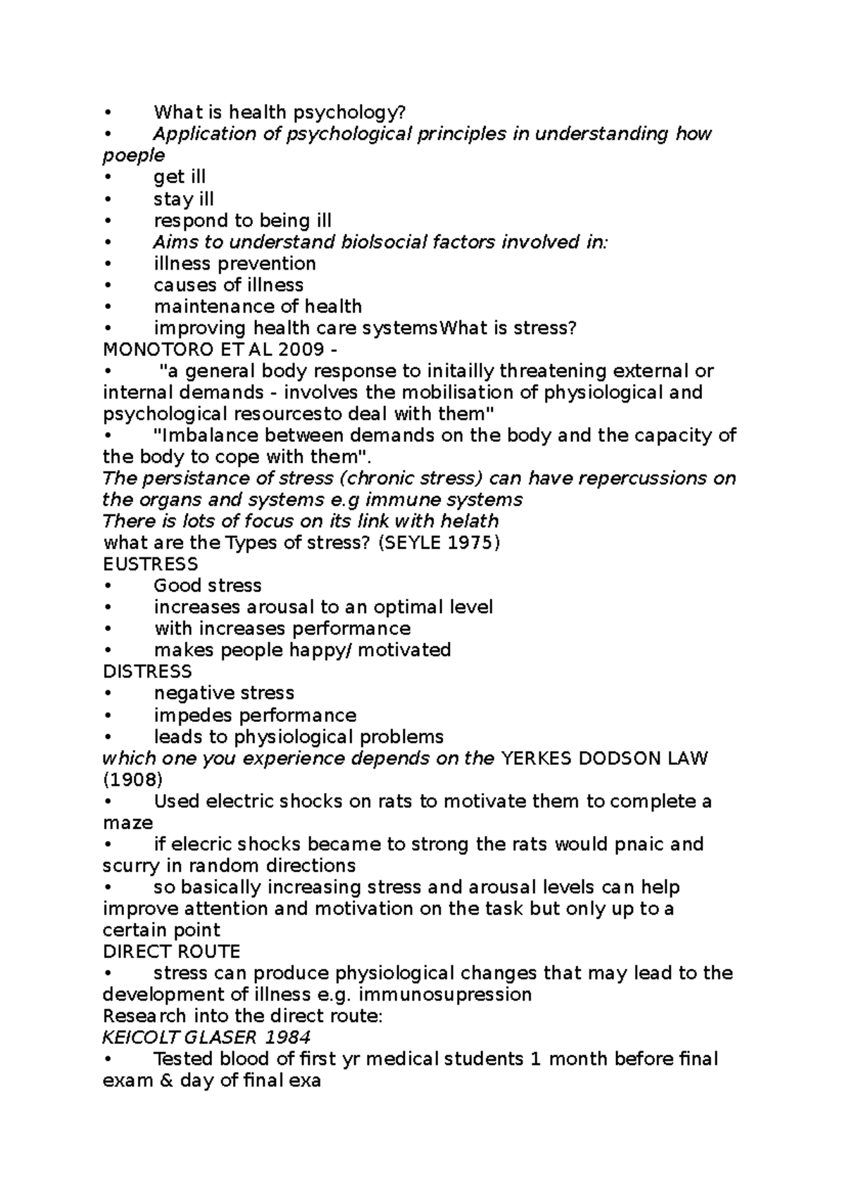 Health psychology - What is health psychology? Application of ...