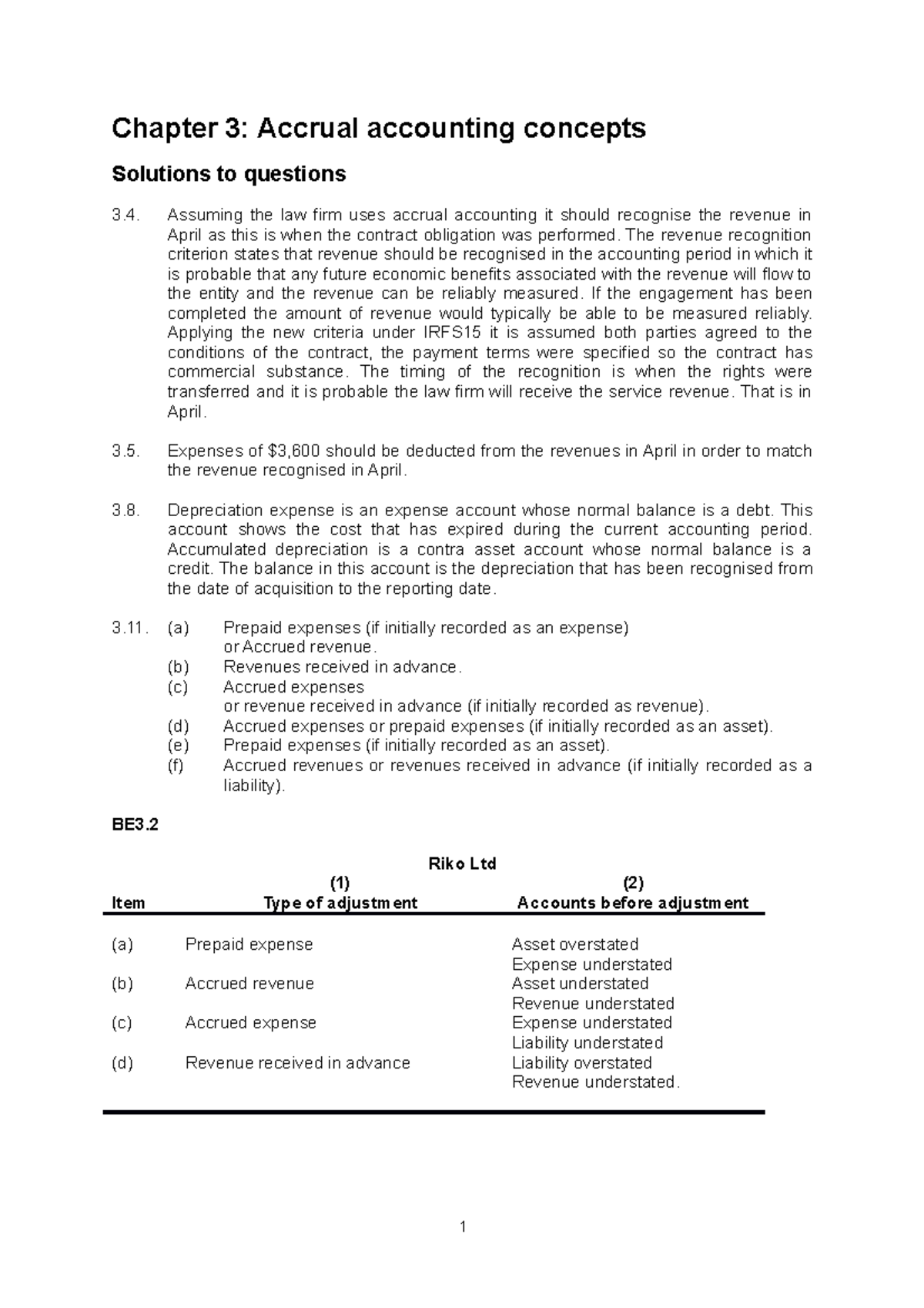 ACW1100-tutorial-Wk4 new - Chapter 3: Accrual accounting concepts ...
