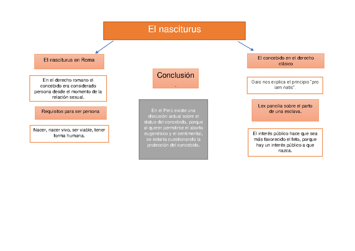Nasciturus y las fuentes romanicas en el derecho - El nasciturus El ...