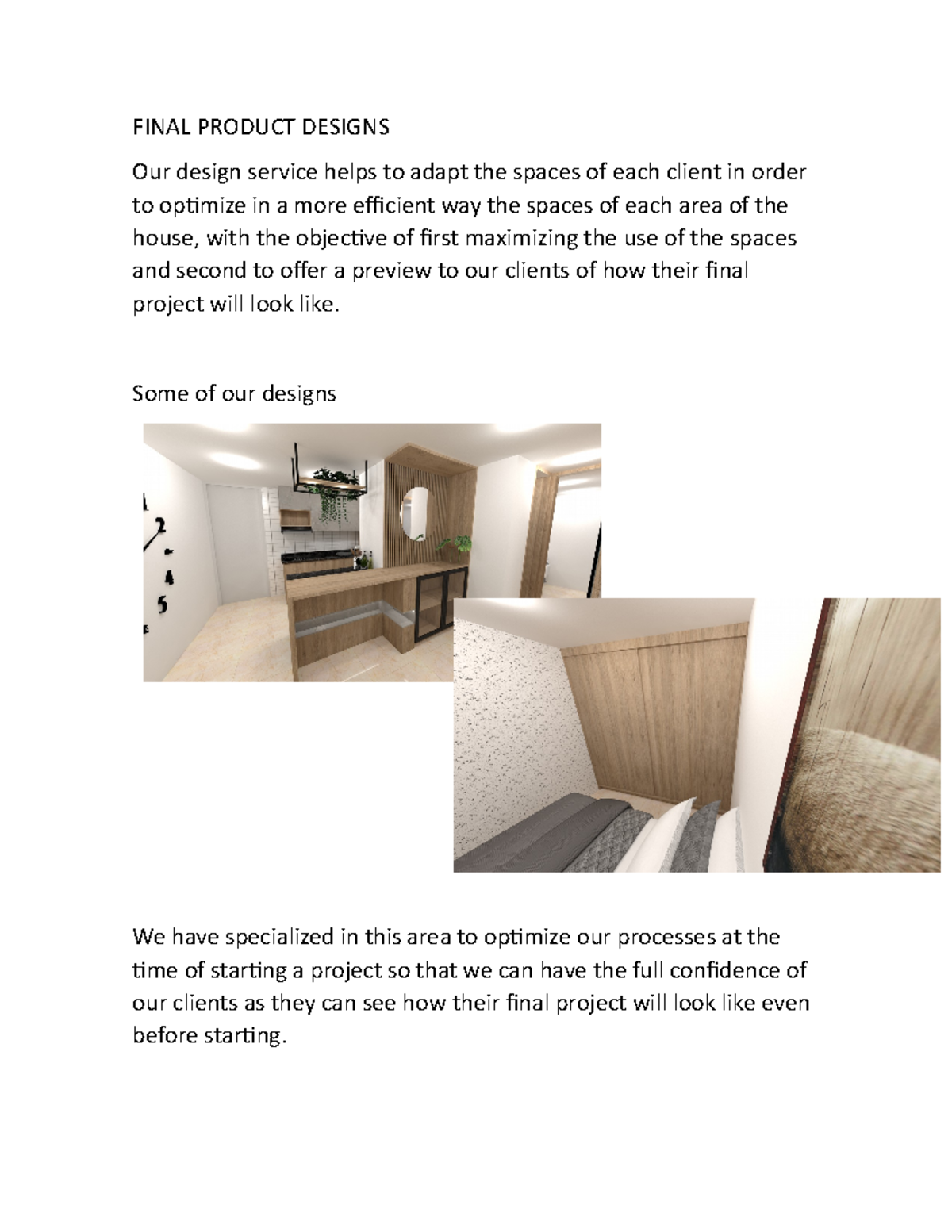 Final Product Designs - FINAL PRODUCT DESIGNS Our design service helps ...