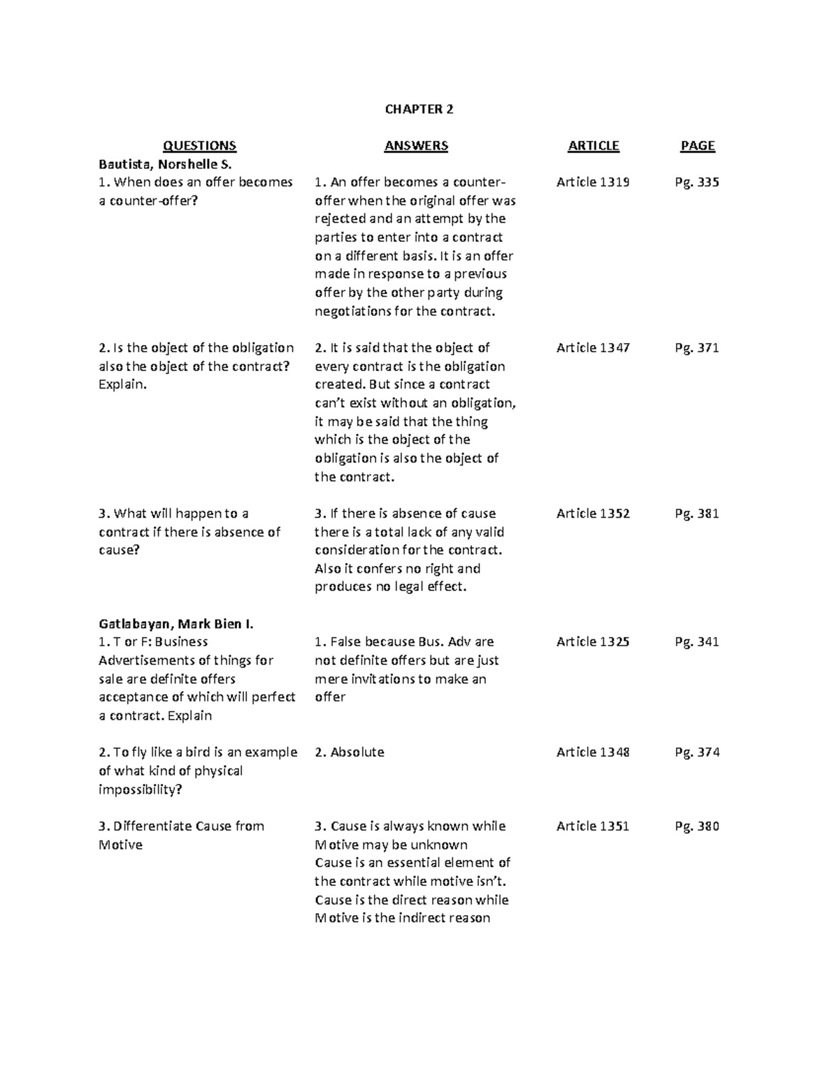 Sample/practice exam 2016, questions and answers - Warning: TT: undefined function: 32 Warning ...