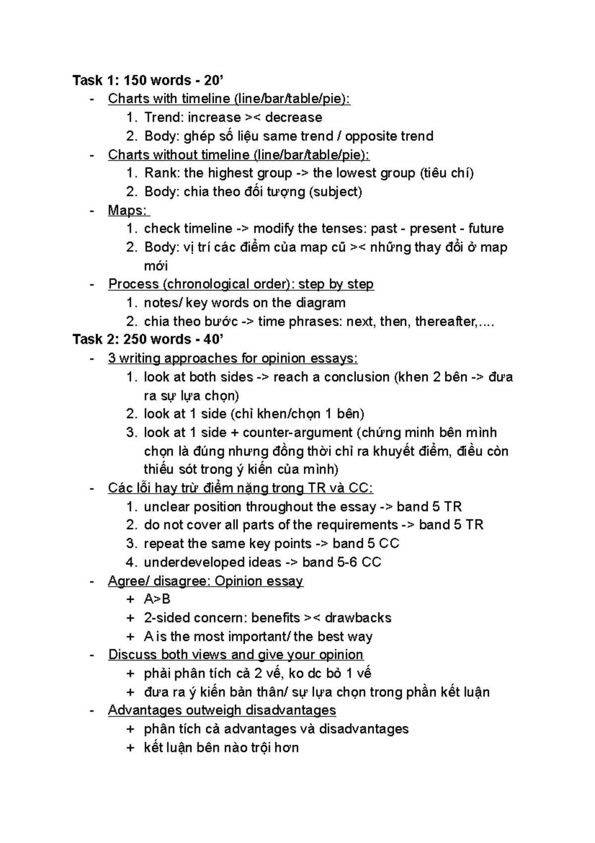 Writing Review - Task 1: 150 words - 20’ - Charts with timeline (line ...