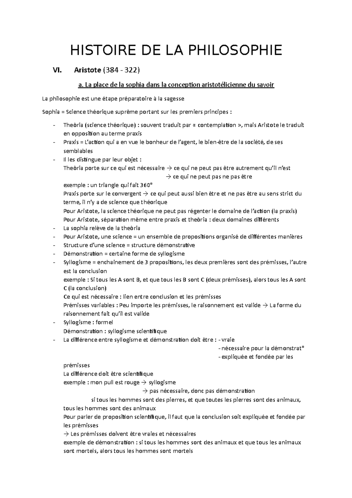 6. Aristote - Professeurs : Sylvain DELCOMMINETTE (Coordonnateur ...