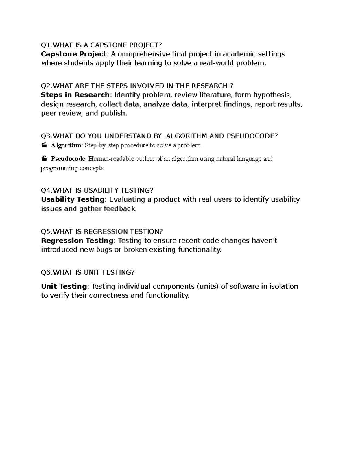 06 - english - Q1 IS A CAPSTONE PROJECT? Capstone Project: A ...