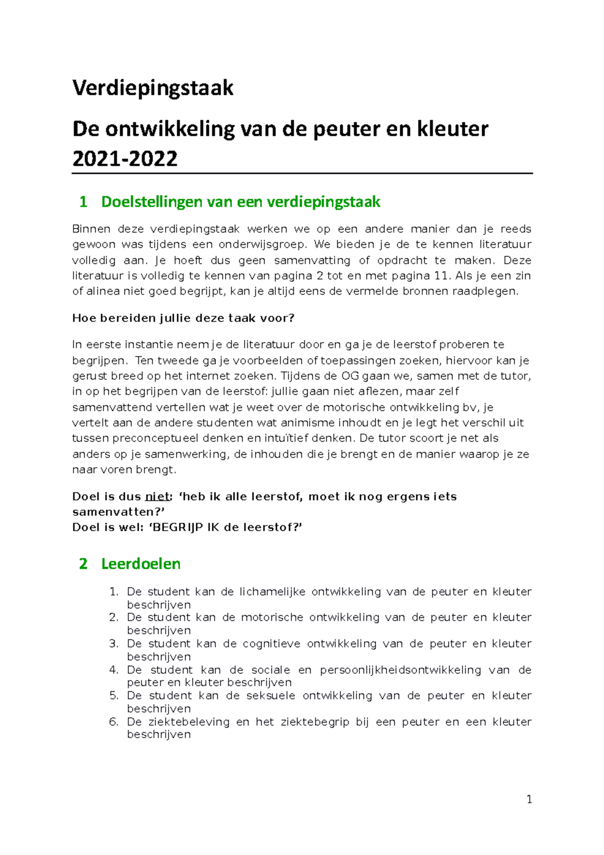 OG2 - og verbeterde versie 1ste jaar verpleegkunde pxl menselijk functioneren 2 ...