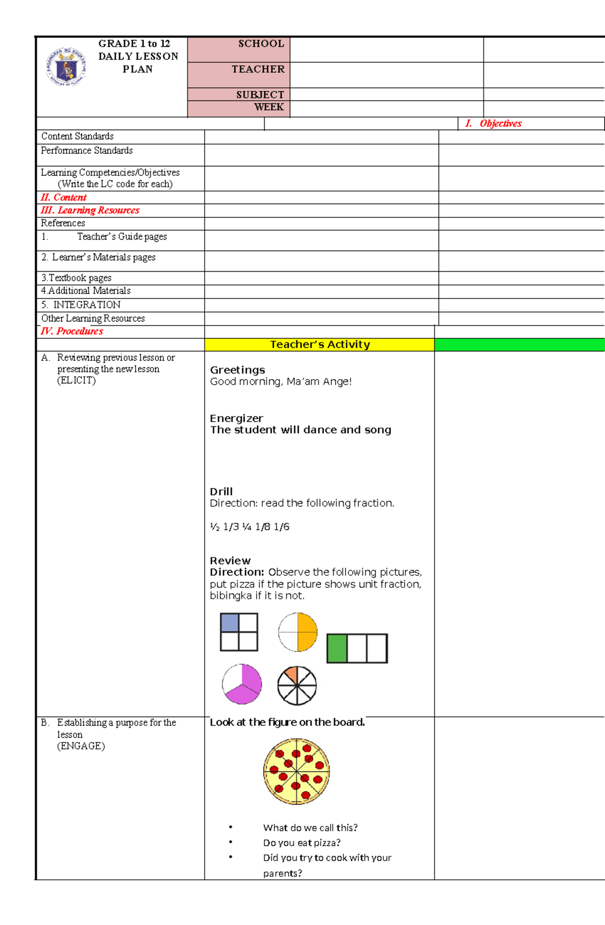 Inbound 412488266823309530 - GRADE 1 to 12 DAILY LESSON PLAN SCHOOL ...
