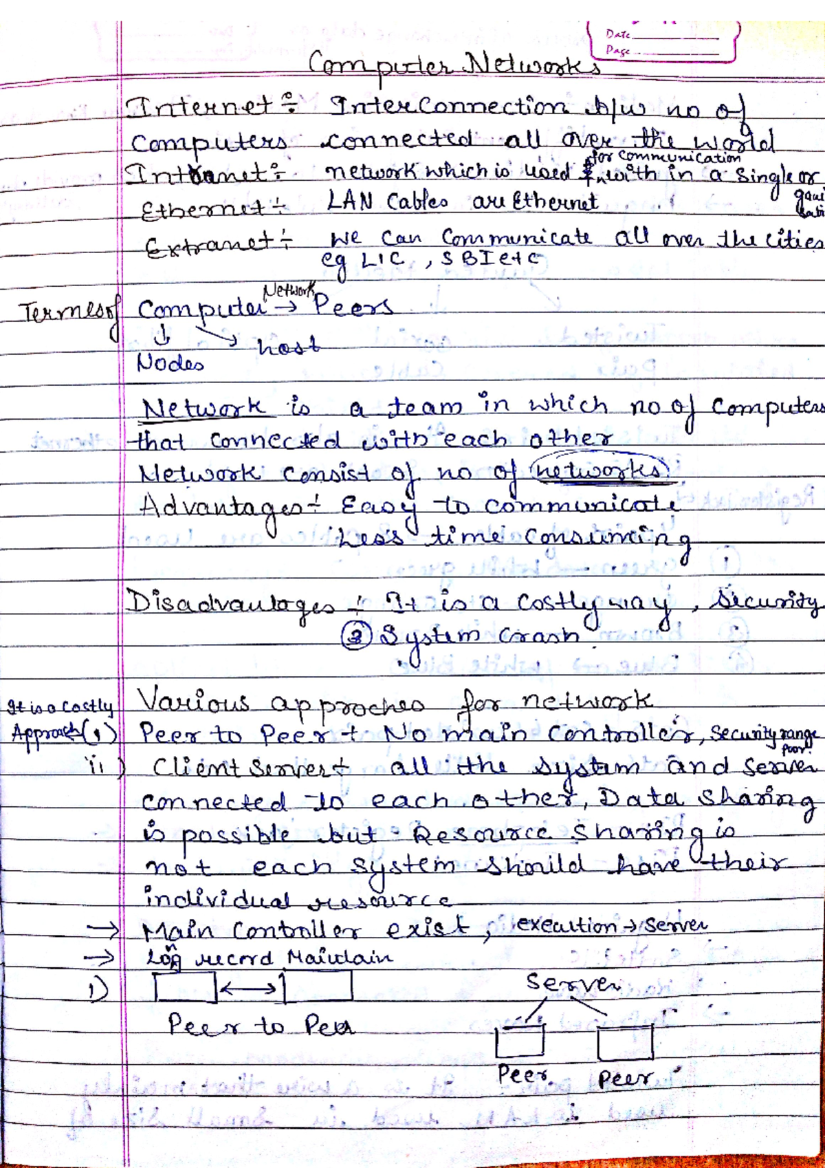 CN-Full-Notes-Download-1st-Part - Computer Networks - Studocu