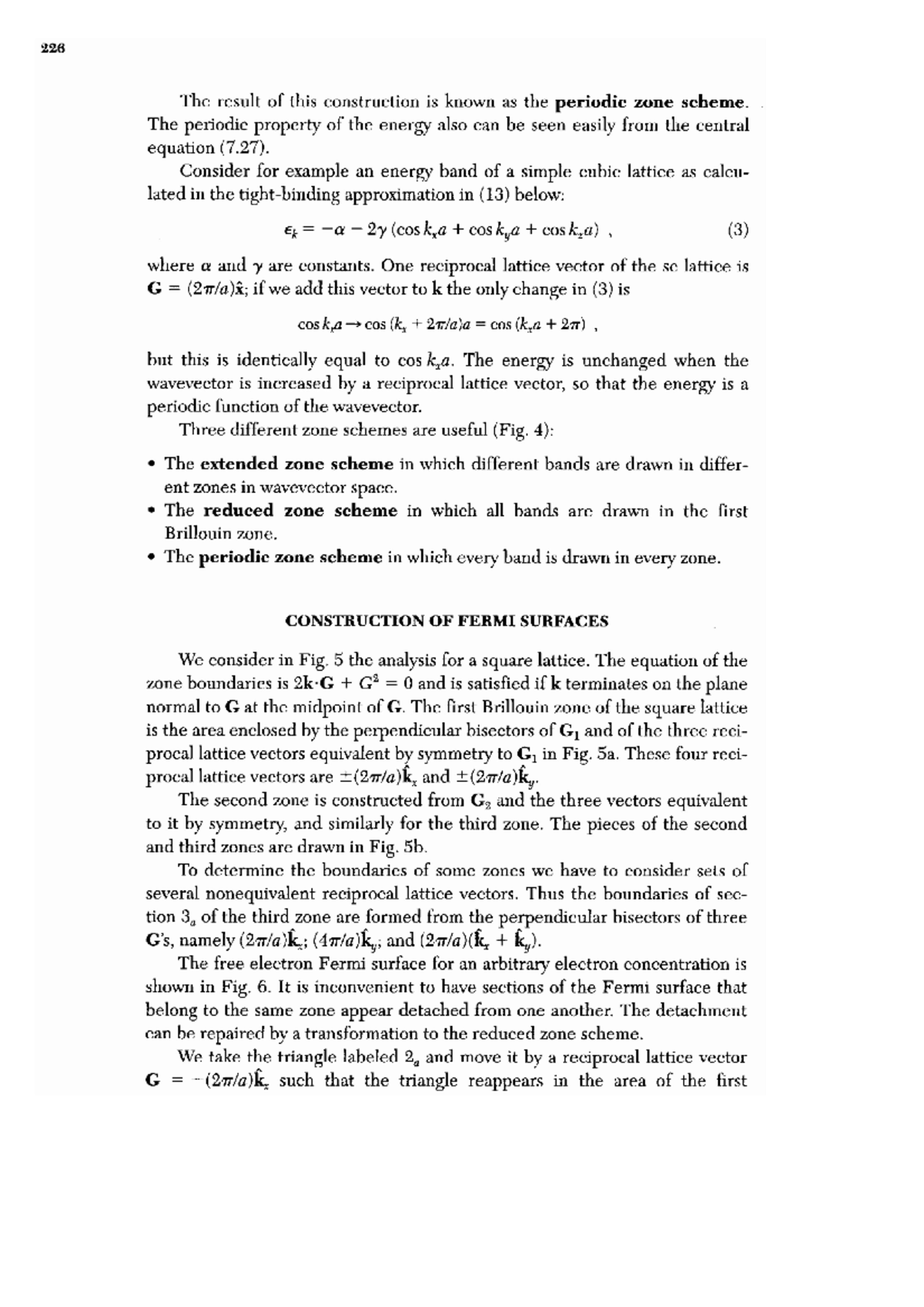 Construction of Fermi Surfaces - Masters of science PHYSICS - Studocu