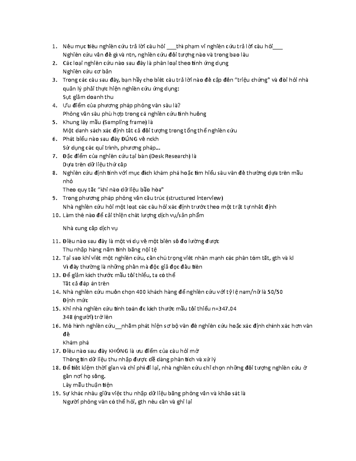 Nếu mục tiêu nghiên cứu trả lời câu hỏi - Nếếu m c tếu nghiến cụ ứu tr ả ờl i câu h i thì ph m ...