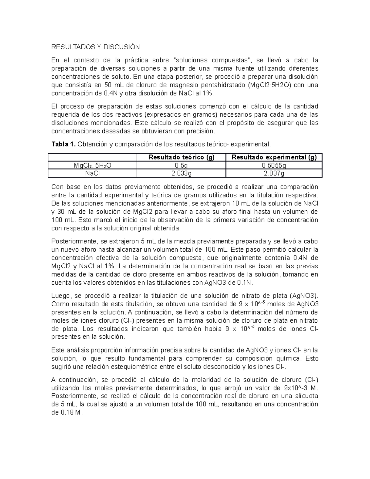 Resultados Y Discusión - RESULTADOS Y DISCUSIÓN En el contexto de la ...