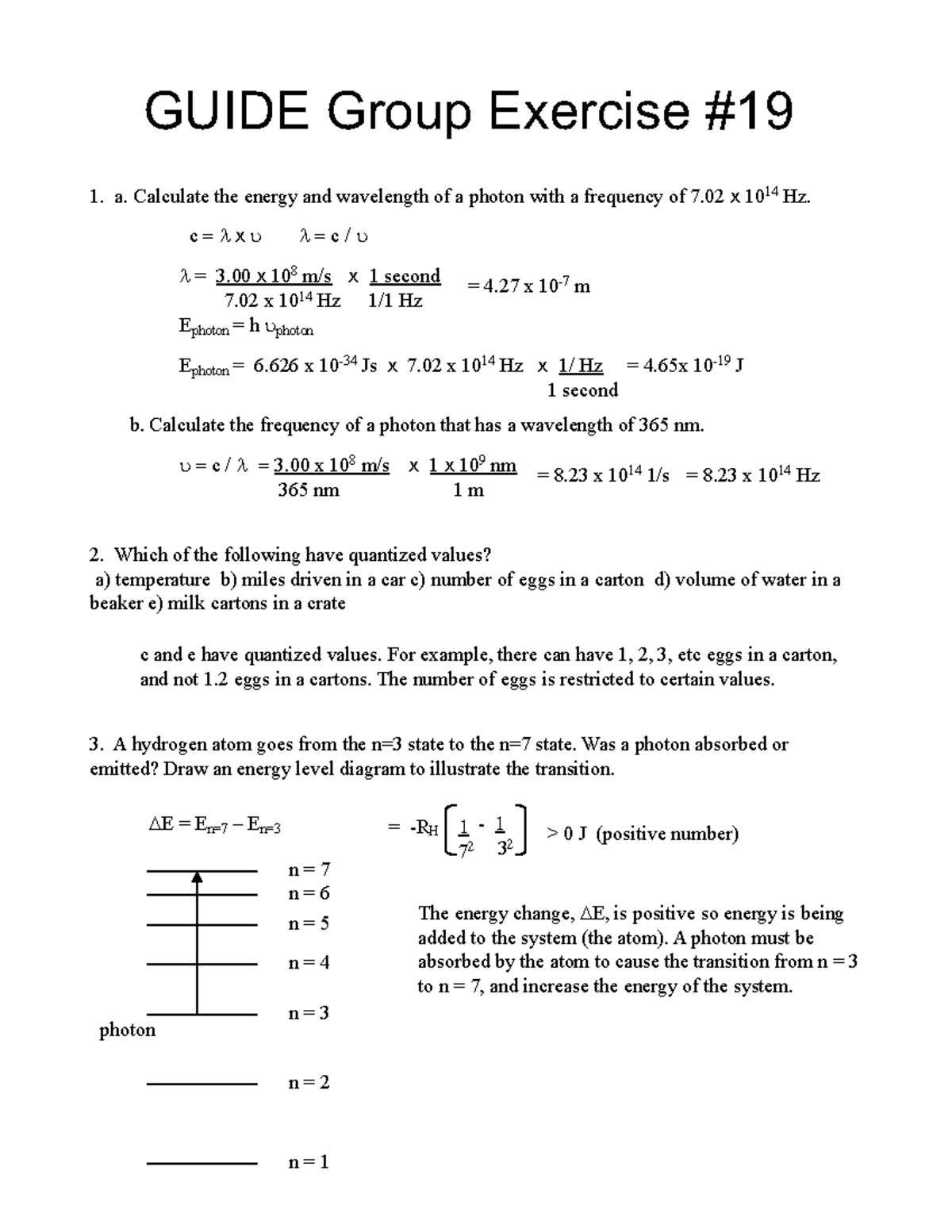 GE19KEY fa22 - Ge 19 wavelength Practice - GUIDE Group Exercise Which ...